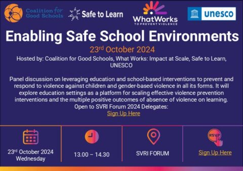SVRI 2024: Enabling Safe School Environments | News | Coalition for ...